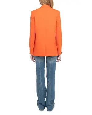 Zadig&Voltaire Vanille Notched Collar Blazer - Tangerine