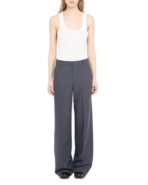Zadig&Voltaire Panol Tailored Trousers - Anthracite
