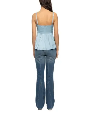 Zadig&Voltaire Cippie Satin Camisole Top - Sky