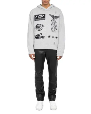 Zadig&Voltaire Malay Logo Graphic Hoodie