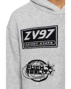 Zadig&Voltaire Malay Logo Graphic Hoodie