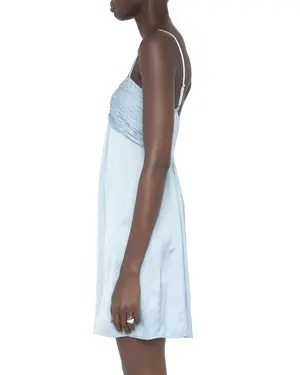 Zadig&Voltaire Rippies Satin Dress - Sky