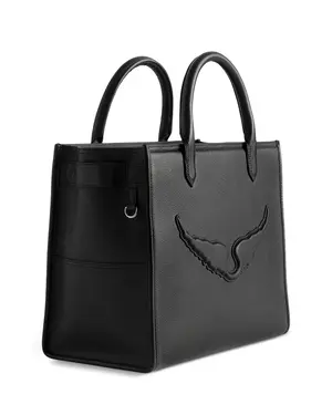 Zadig&Voltaire Angel Leather Tote - Black