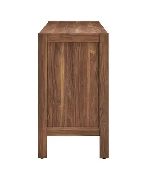 MODWAY Capri 65 Wood Grain Sideboard Storage Cabinet