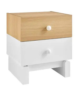MODWAY Nolia 2-drawer Color Block Nightstand