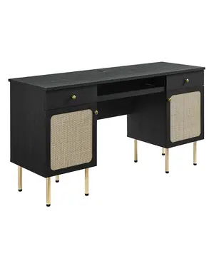 MODWAY Chaucer Office Desk - Black