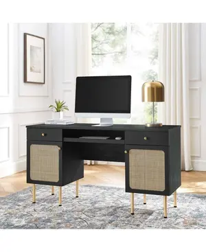 MODWAY Chaucer Office Desk - Black