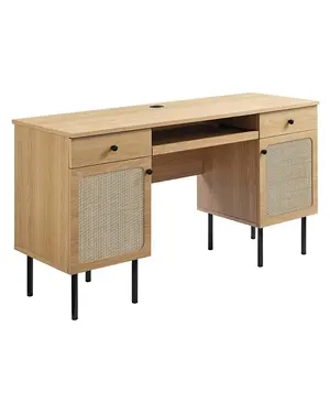 MODWAY Chaucer Office Desk Oak