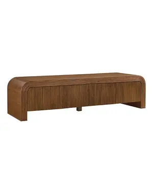 MODWAY Waterflute 68 Fluted Tv Stand - Walnut