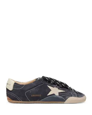 GOLDEN GOOSE True Star Suede Sneakers - Blue White