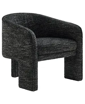 MODWAY Greer Barrel Accent Chair Charcoal