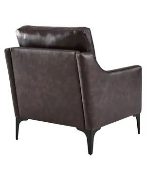MODWAY Corland Leather Armchair