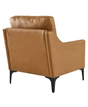 MODWAY Corland Leather Armchair