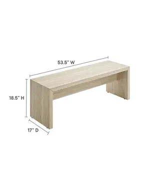 MODWAY Mirella 53.5a Faux Bench