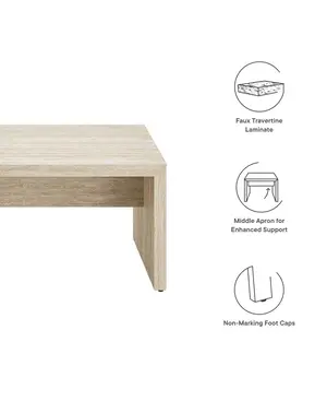 MODWAY Mirella 62 Faux Long Bench