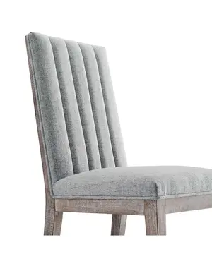 MODWAY Maisonette French Vintage Tufted Fabric Fabric Dining Side Chair