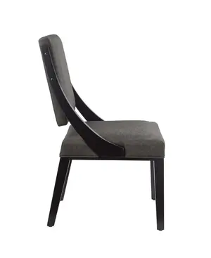 MODWAY Cambridge Upholstered Fabric Dining Chairs, Set Of 2 - Gray