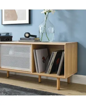 MODWAY Kurtis 67 Tv And Vinyl Record Stand