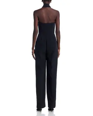 SERGIO HUDSON Halter Jumpsuit
