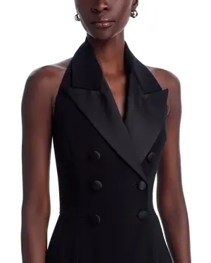 SERGIO HUDSON Halter Neck Jumpsuit