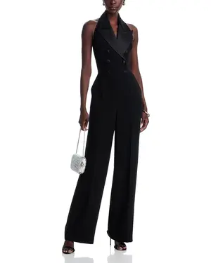 SERGIO HUDSON Halter Neck Jumpsuit