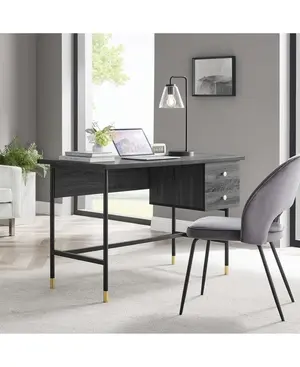 MODWAY Nexus Office Desk - Black Charcoal