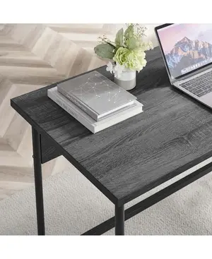 MODWAY Nexus Office Desk - Black Charcoal