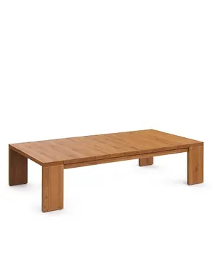 MODWAY Tahoe Outdoor Patio Acacia Wood Coffee Table - Natural