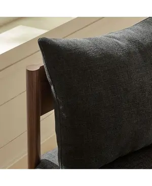 MODWAY Remington Wood Dining Side Chair - Charcoal
