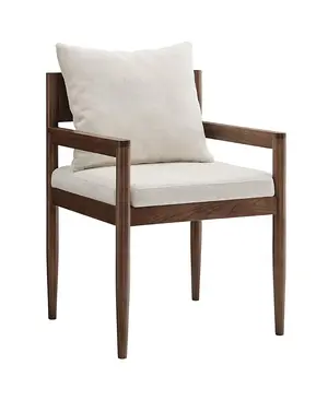 MODWAY Remington Wood Dining Armchair - Salt