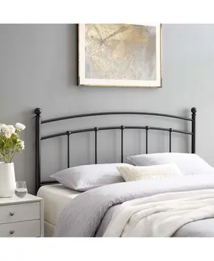 MODWAY Abigail Metal Headboard - Black