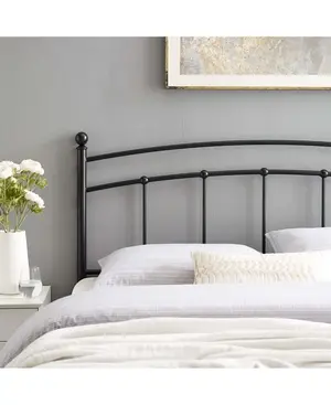 MODWAY Abigail Metal Headboard - Black