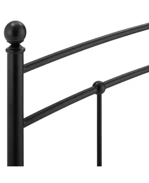 MODWAY Abigail Metal Headboard - Black