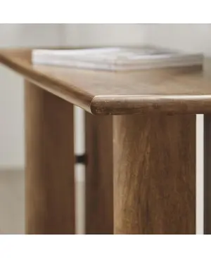MODWAY Amistad 46" Wood Bench - Walnut
