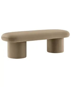 MODWAY Orla Upholstered Bench - Taupe