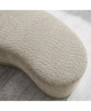 MODWAY Nimbus 48" Upholstered Ottoman Bench - Oat