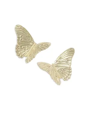 Kendra Scott Cailey Butterfly Statement Stud Earrings - Gold