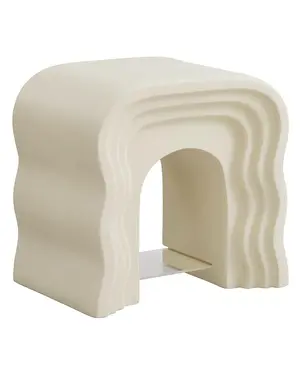 MODWAY Jorin Squiggle Side Table - Ivory