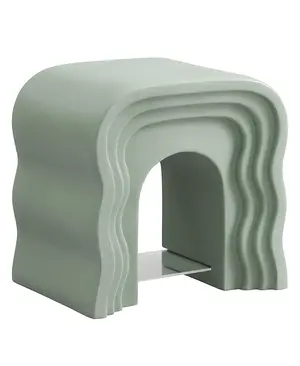 MODWAY Jorin Squiggle Side Table Sage