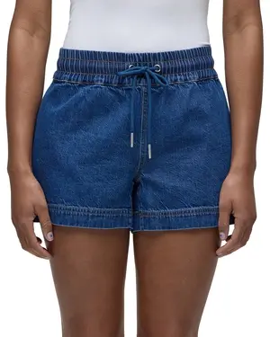 Hudson Jeans Mid Rise Drawstring Shorts