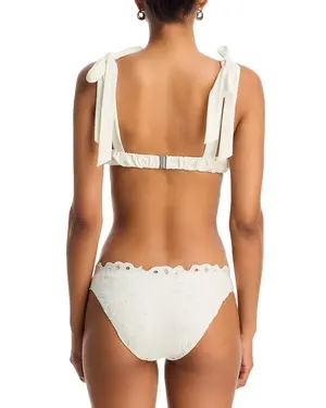 Simkhai Gina Embroidered Bikini Bottom