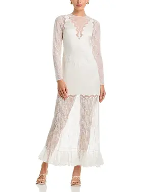 Simkhai Alicia Lace Dress - Ivory