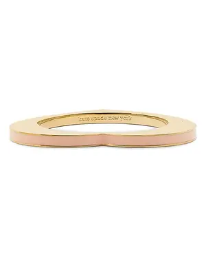 Kate Spade New York Geo Pop Heart Bangle Bracelet - White.