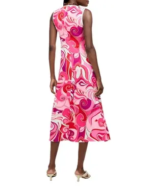 Trina Turk Magnifique Printed Midi Dress