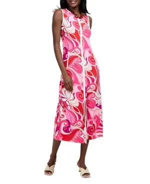 Trina Turk Magnifique Printed Midi Dress