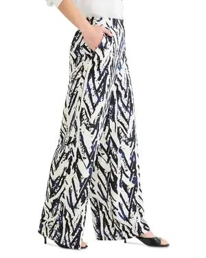 NIC+ZOE Crosshatch Wide Leg Pants