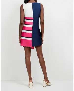 Trina Turk Brisa Color Block Striped Mini Dress