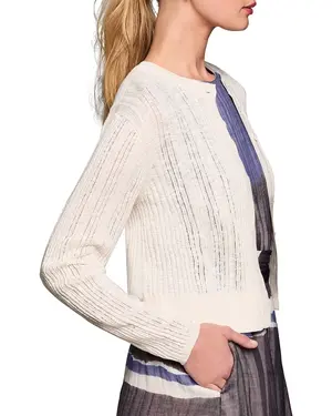 NIC+ZOE Pointelle Stitch Cardigan