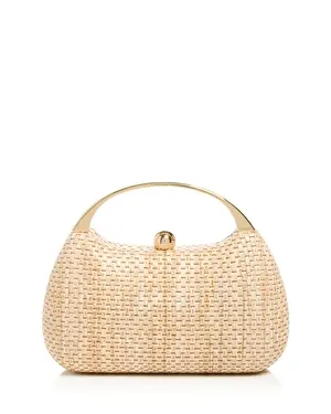 Aqua Straw Style Minaudiere