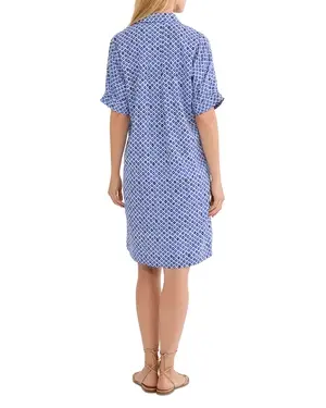 NIC+ZOE Mosaic Devon Dress - Blue Multi